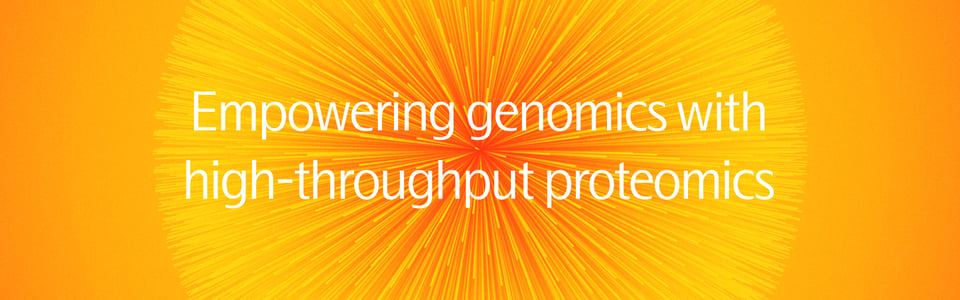 eBook: Empowering genomics with high-throughput proteomics